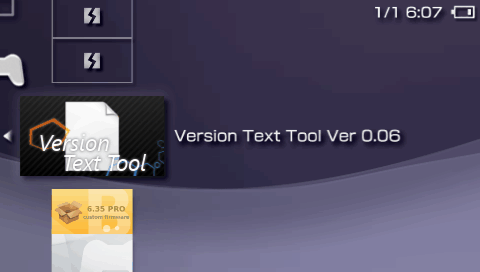 PSP:PSPでPSPのversion .txtのバックアップが取れる Version Text Tool Ver 0.06: ゲームHACKとか色々